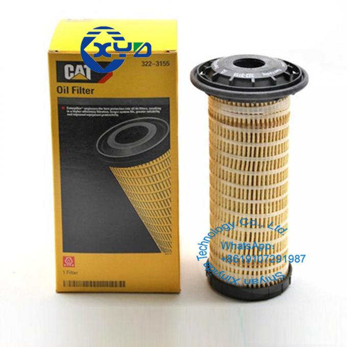 Diesel Engine CAT Oil Filter 322-3154 322-3155 For E324D2 E323D2 Excavator